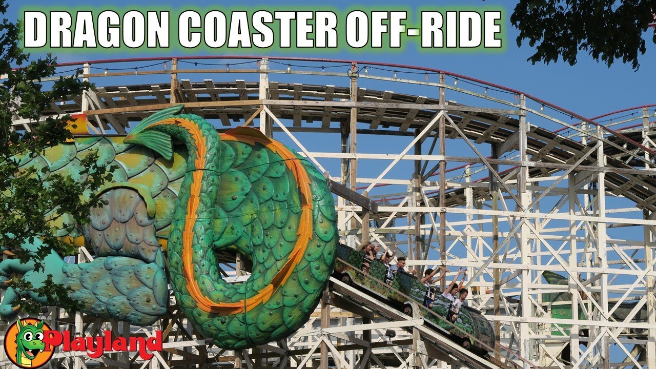 Dragon Coaster Off-Ride Footage, Rye Playland Classic Wooden Roller ...