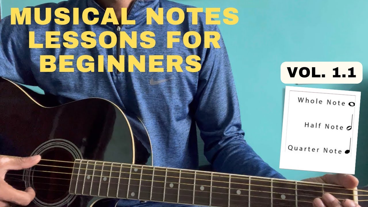 Vol. 1.1 | 3 Musical Notes Lessons for Beginners | Guitar Basics | Open ...