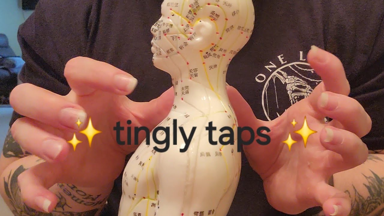 ASMR | Acupuncture Doll | tapping & scratching | pt 5 - YouTube