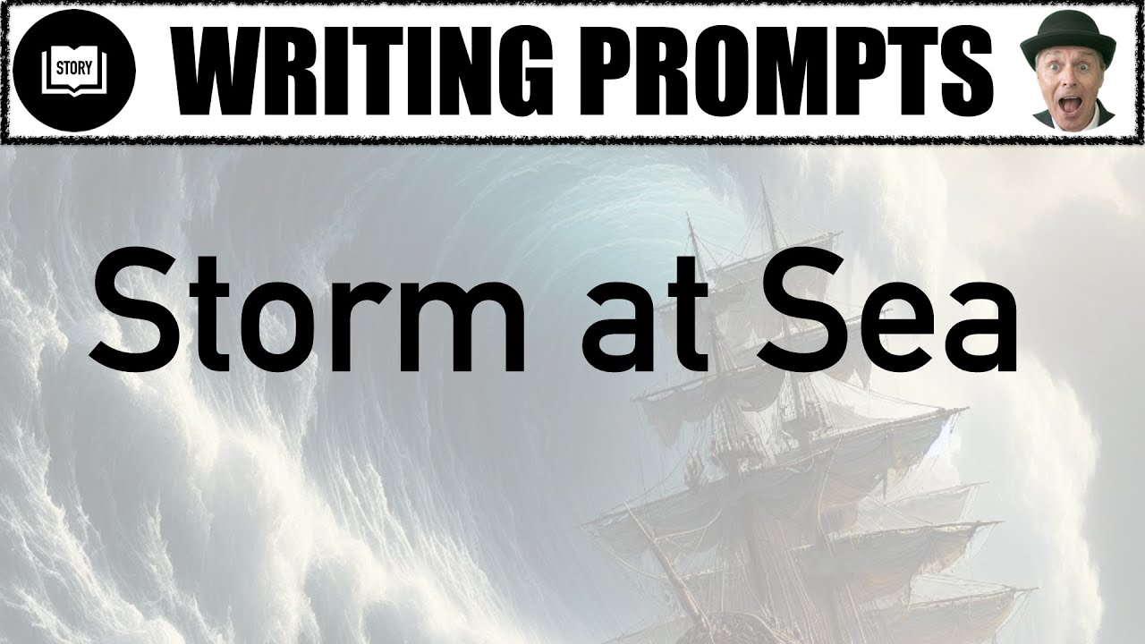 🍏 Storm at Sea: A STORY WRITING PROMPT - YouTube