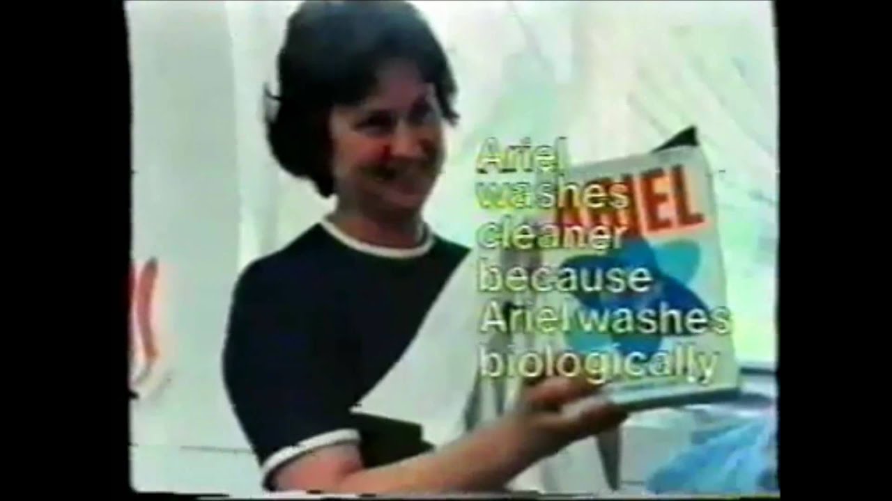 1978 - Ariel Washing Powder - YouTube
