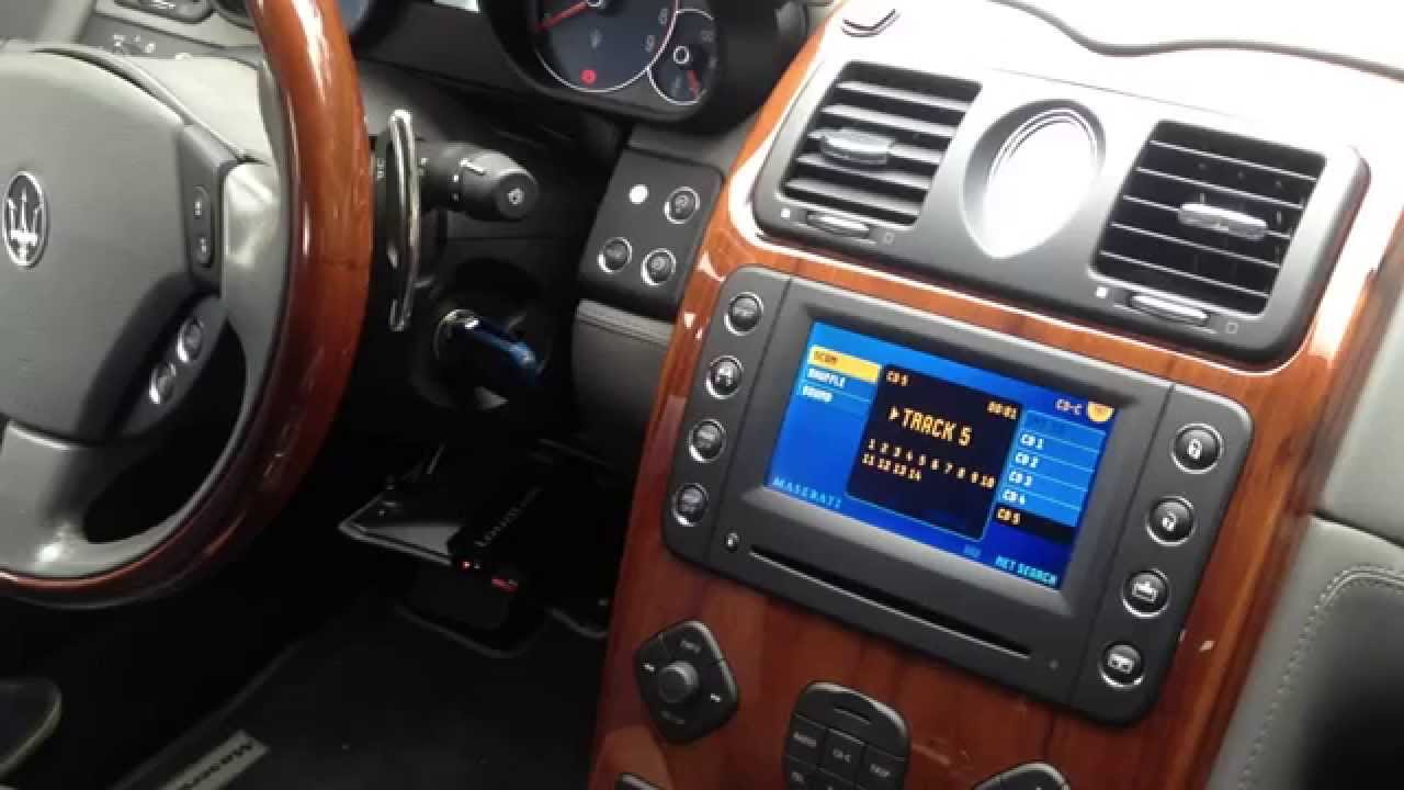 Maserati Quattroporte and Loudlink CD Changer Emulator Adapter, SSD Mp3 ...
