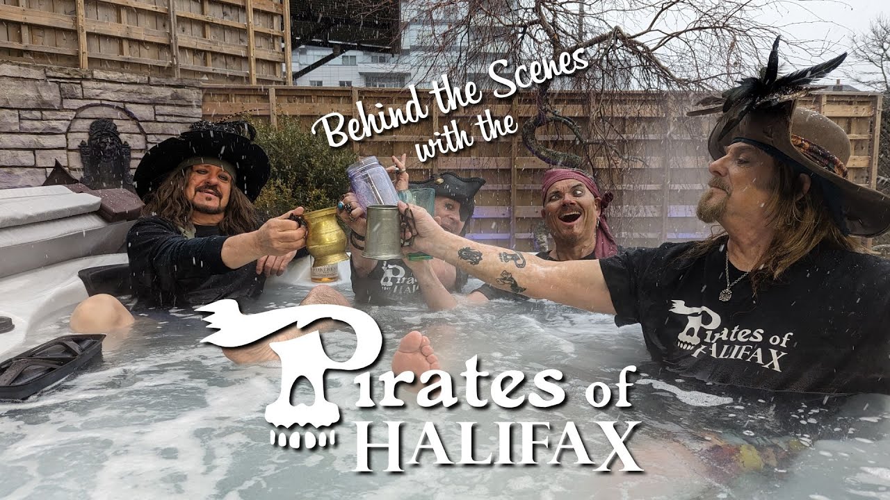Behind the Scenes with the Pirates of Halifax Episode 1 Hot tub - YouTube