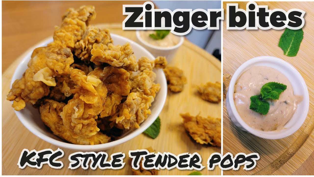 KFC style Zinger bites| Tender pops|strips make and freeze for 1 month ...