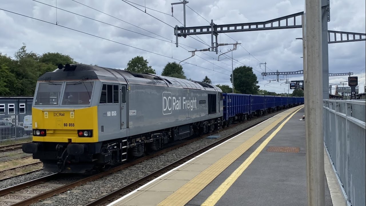 DC Rail Freight 60055 “Thomas Banardo” Hauls 6Z25 West Drayton Frays ...