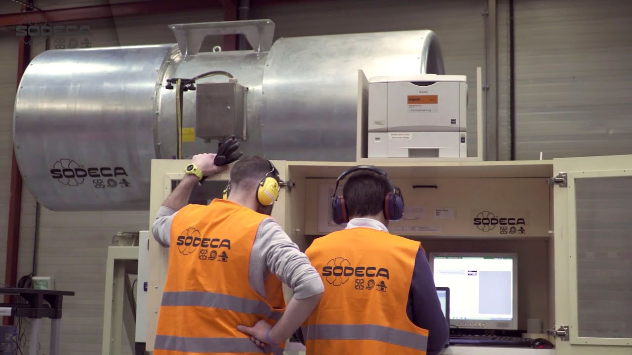 SODECA. JET FAN Factory Acceptance Test (ES) - YouTube