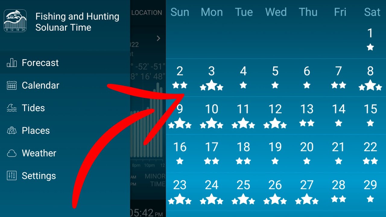 Cara Menggunakan Aplikasi Fishing and Hunting Solunar Time (Part 1 ...