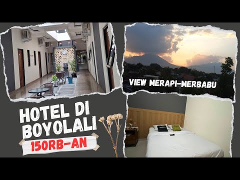 Hotel Murah Di Boyolali View Merapi-Merbabu - YouTube
