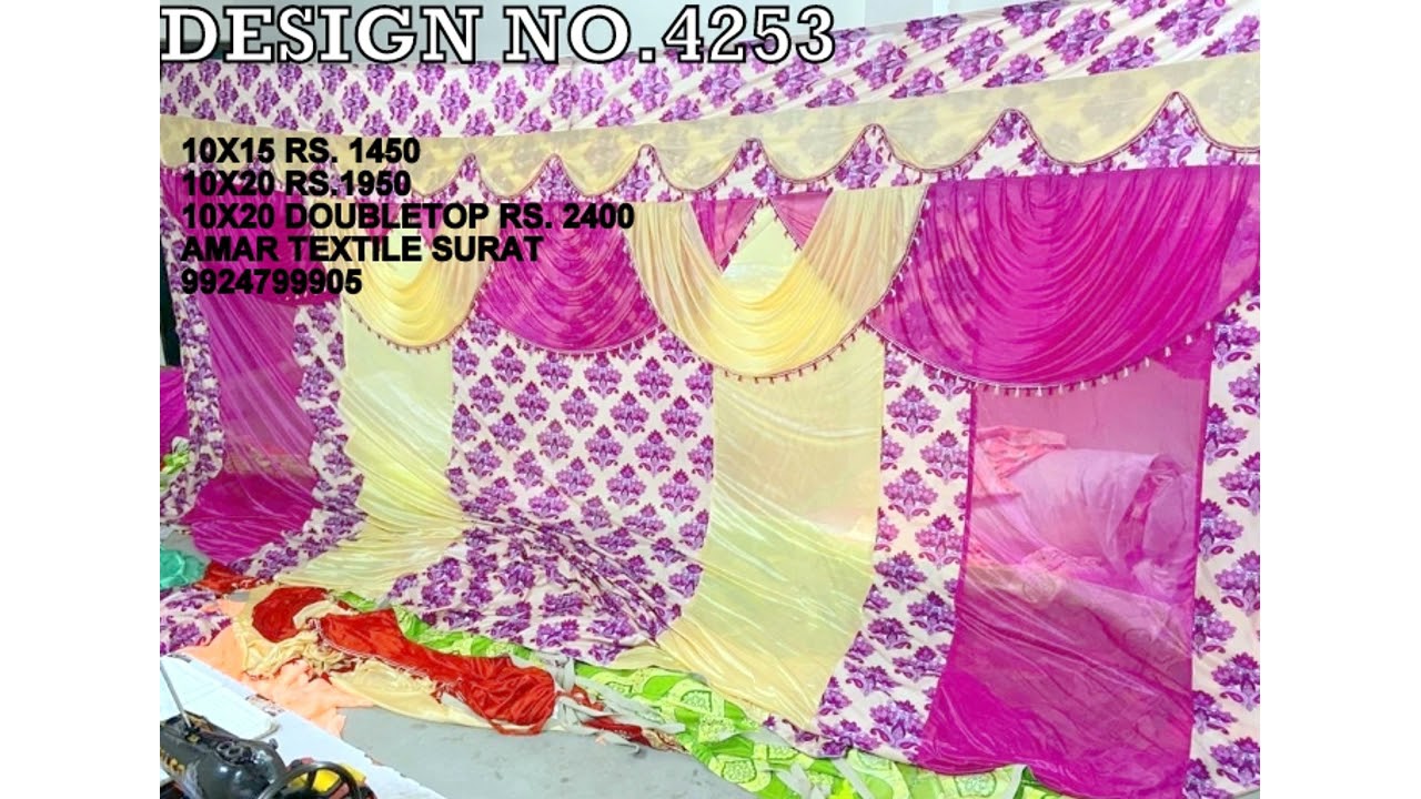 latest tent parda designs,9924799905 - YouTube