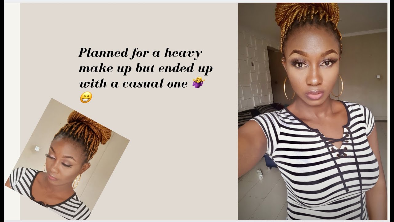 CASUAL MAKEUP | HEAVY MAKE UP TURNED CASUAL🤷‍♀️😁 - YouTube