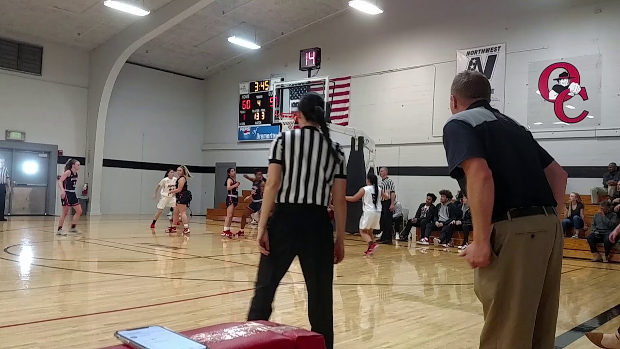 Olympic College Rangers Brittany Blake Scores vs Bellevue - YouTube