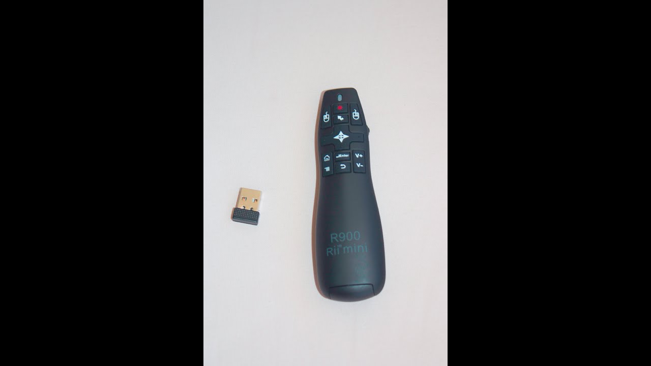 Review mando air mouse Rii r900 - YouTube