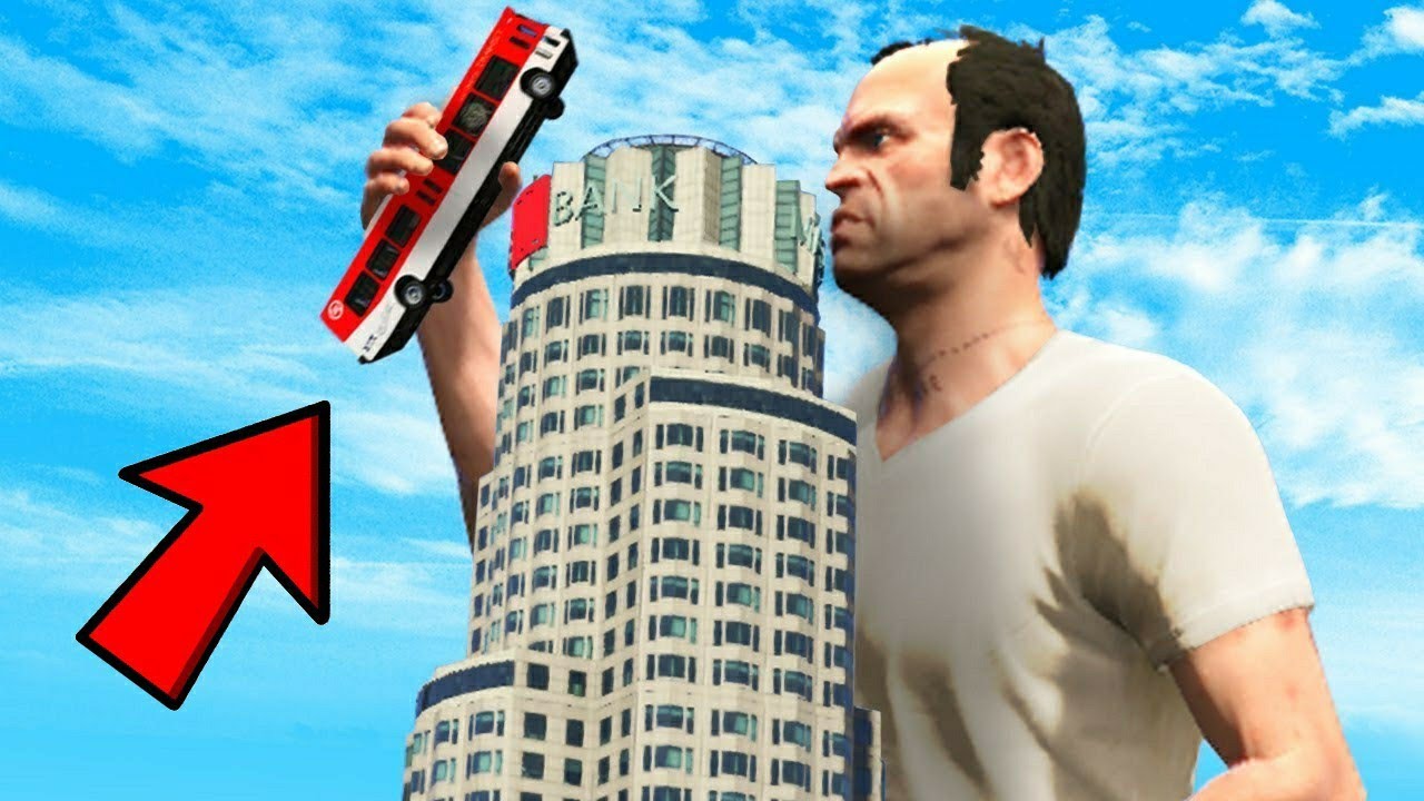 GTA 5: Playing GTA 5 As The STRONGEST MAN In The World... - YouTube