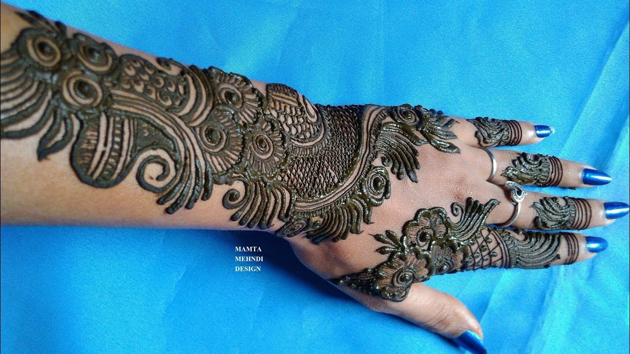 Arabic Mehndi Design For Full Hands | Mamta Mehndi Design - YouTube