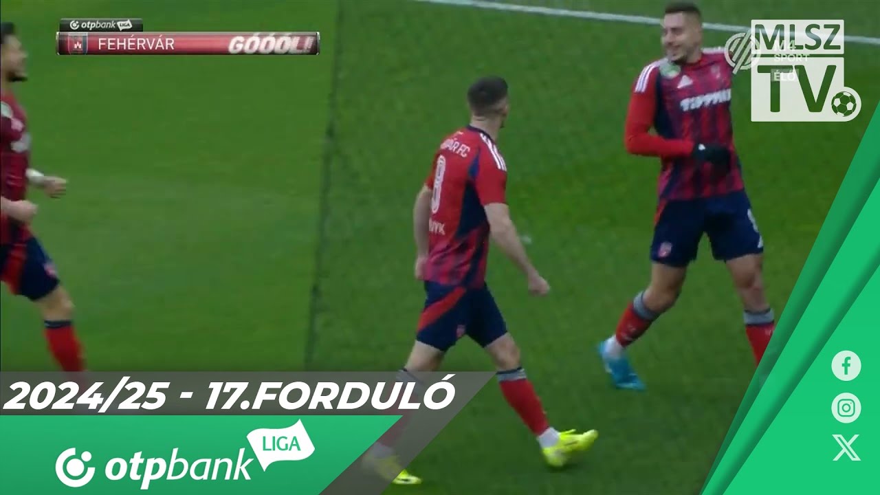 Gradisar Nejc gólja az MTK Budapest – Fehérvár FC mérkőzésen - YouTube