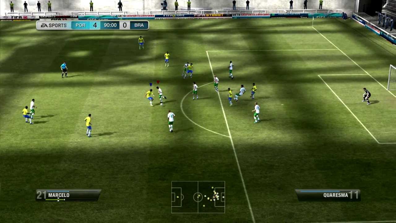 FIFA 12 Portugal Brazil 4-0 [FullHD] - YouTube