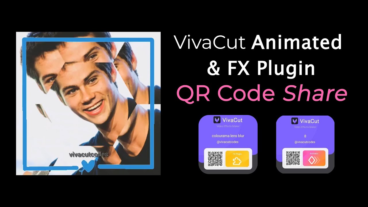 Animated & FX Plugin QR Code Share | VivaCut - YouTube
