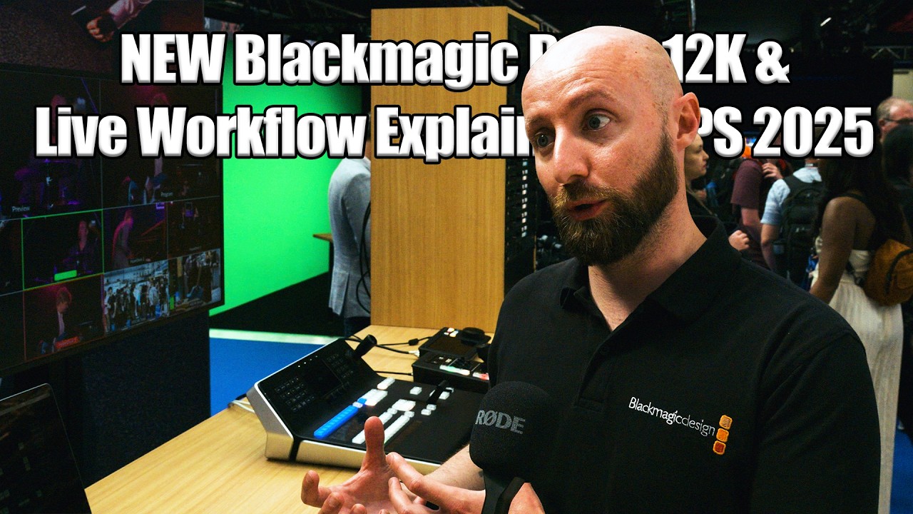 NEW Blackmagic Pyxis 12K & Live Workflow Explained | MPS 2025 - YouTube