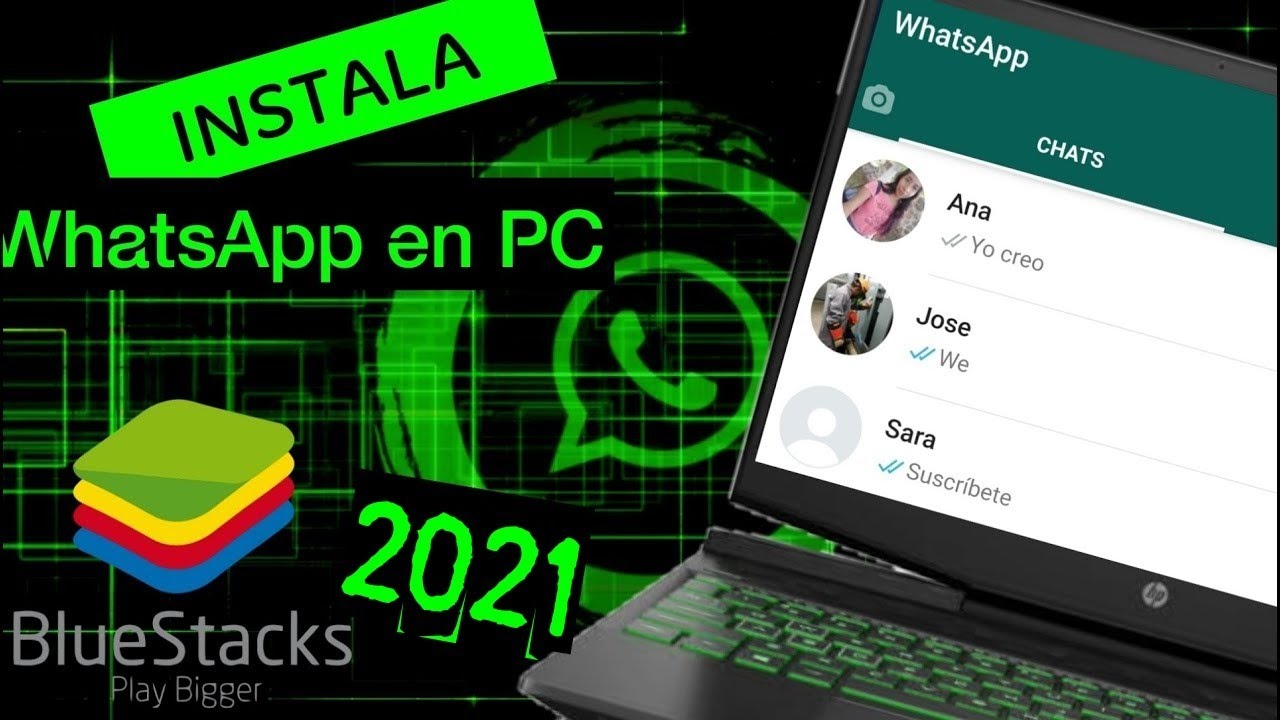Como Instalar WhatsApp para android en PC (Windows 10, 8, 7) - YouTube