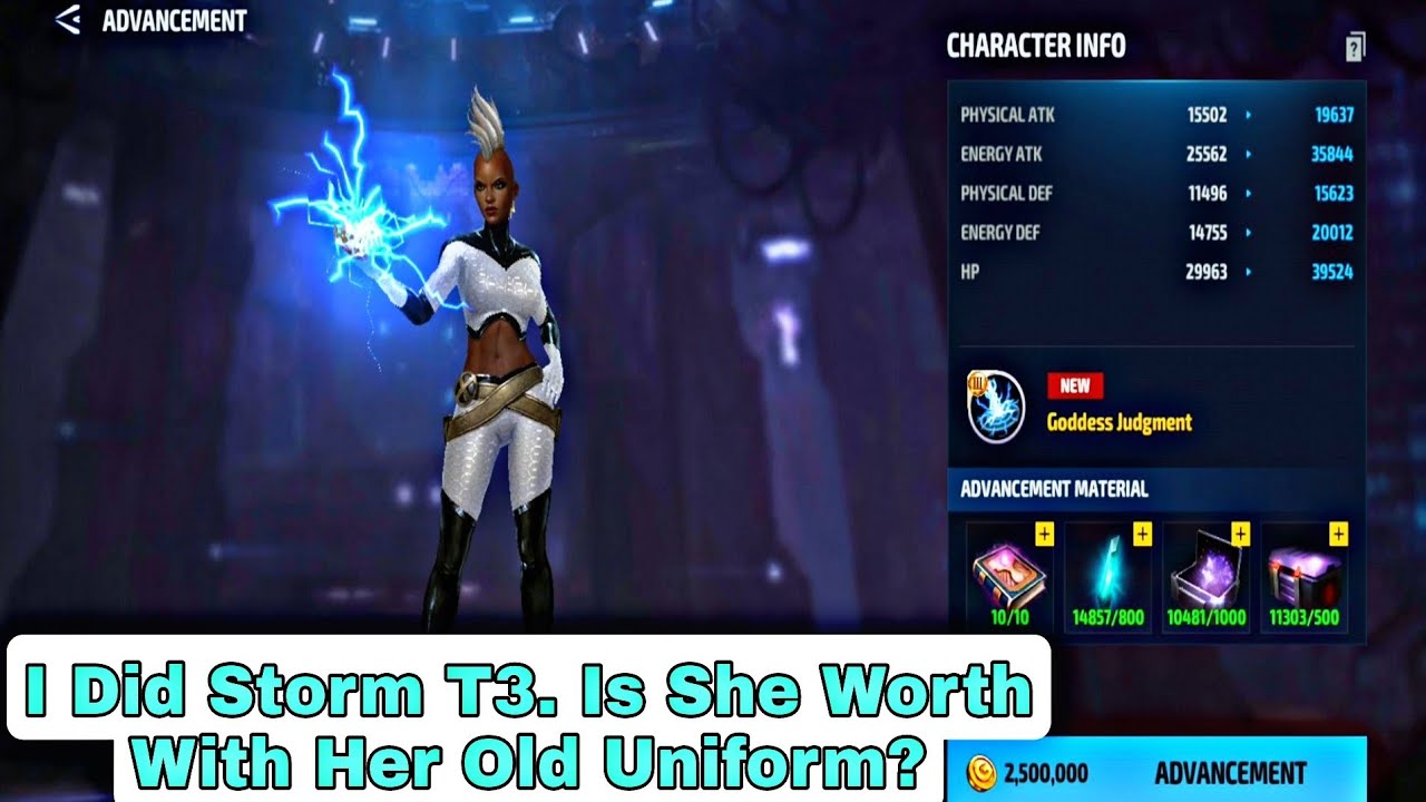 I Did Storm T3 | Is She Worth With Her Old Uniform? - Marvel Future ...