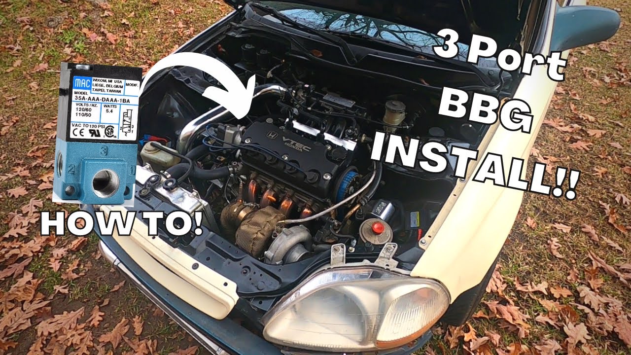 Burton Racing (BBG) Install on my D16 Turbo Civic!! (Super simple ...
