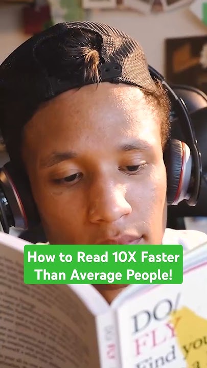 How to Read 10X Faster Than Average People! - YouTube
