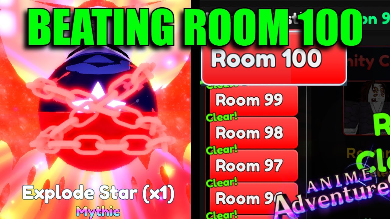 DEFEATING ROOM 1-100 (EXPLODE STAR) IN INFINITY CASTLE! ANIME ...