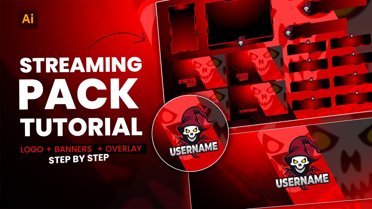 How to Design a Complete Streaming Overlay Pack for Twitch & Kick ...