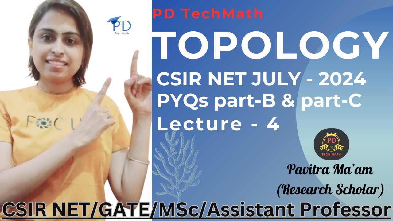 TOPOLOGY CSIR NET July 2024 Complete solution #pdtechmath #csirnetmaths #gate - YouTube
