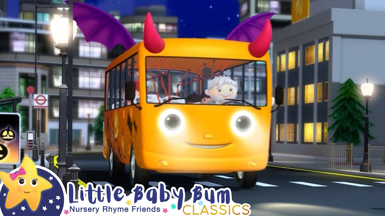 Wheels On The Halloween Bus! | HALLOWEEN 2019 | Little Baby Bum Animal ...