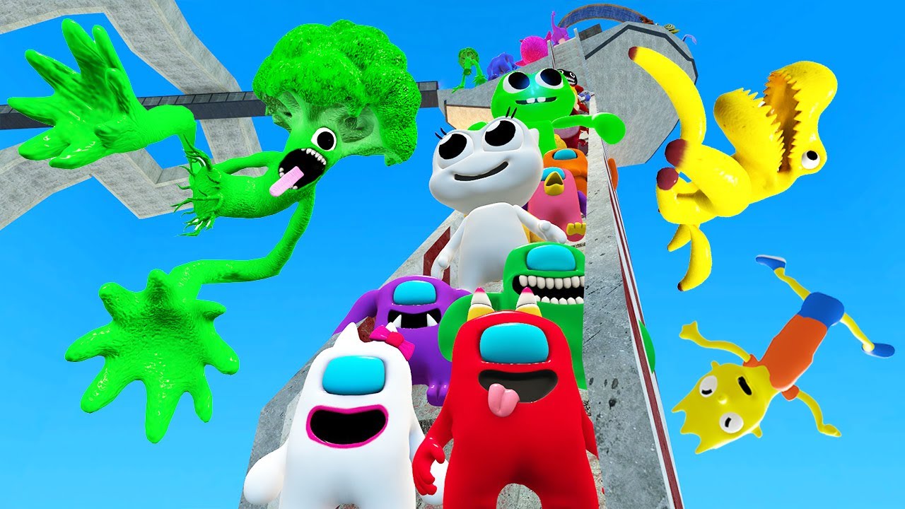 🔥 DOLLYRAGDOLL NEW AMONG US GARTEN OF BANBAN FAMILY AMOGUS SPARTAN ...