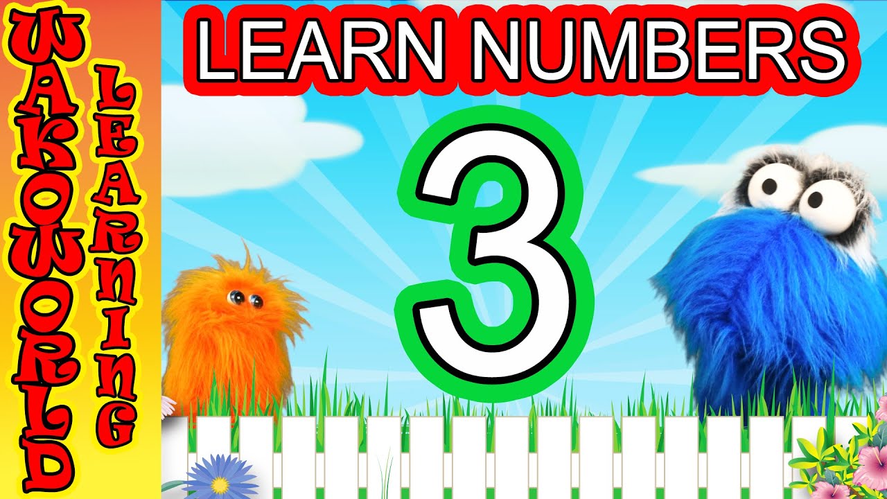 We Love To Count: Numbers For Toddlers Learn the Number 3 - YouTube