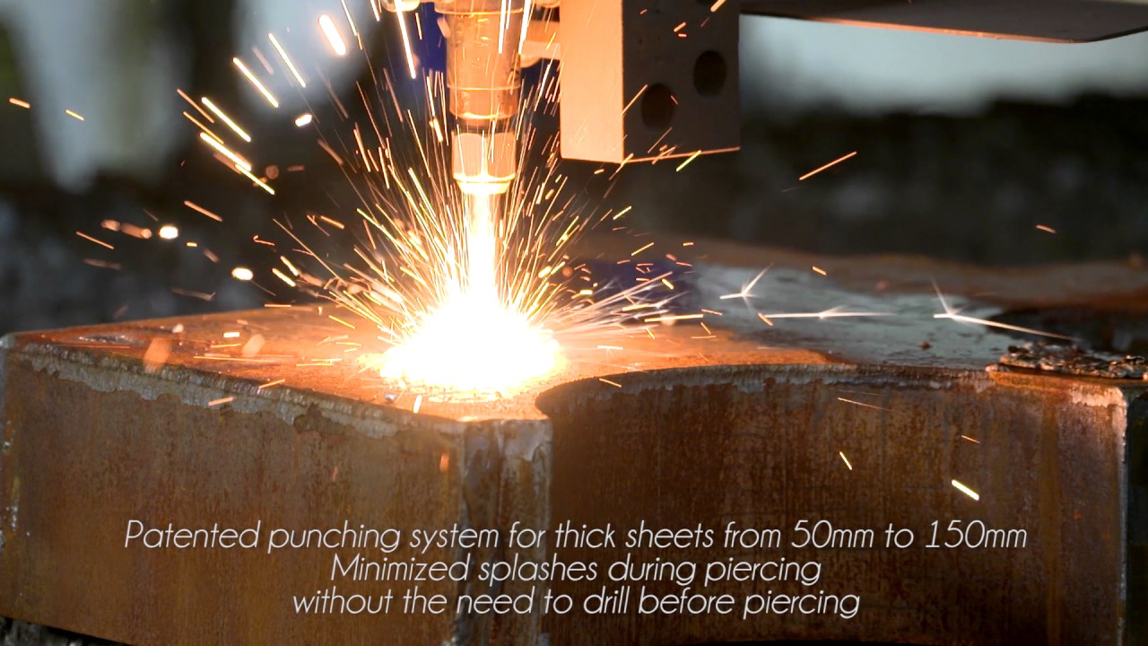 Rapid Fire CNC Table Giant Custom 150mm metal oxyfuel cutting ENG - YouTube