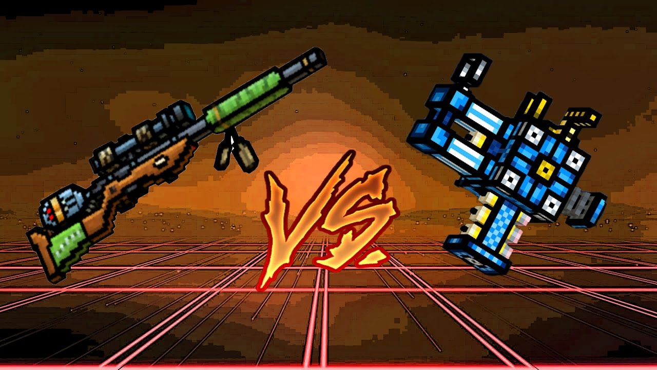 Pixel Gun 3D - Poison Hunter VS Pencil Thrower - YouTube