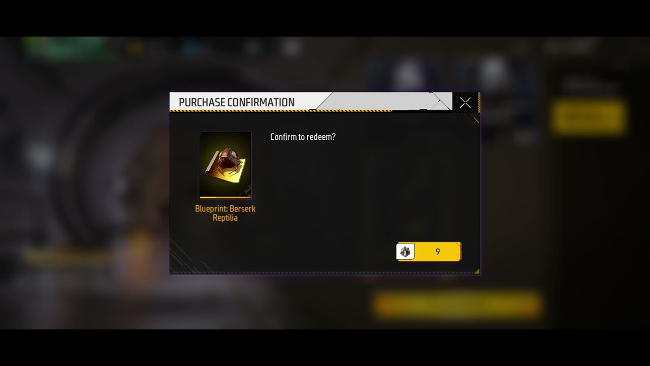 Free fire new glich #free fire blueprint in bounty token - YouTube