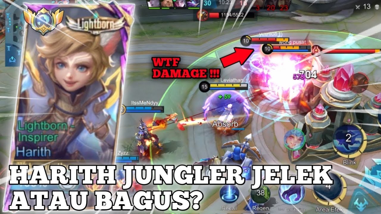 KATANYA HARITH JUNGLER JELEK? EMANG BENAR ??? - MOBILE LEGENDS - YouTube