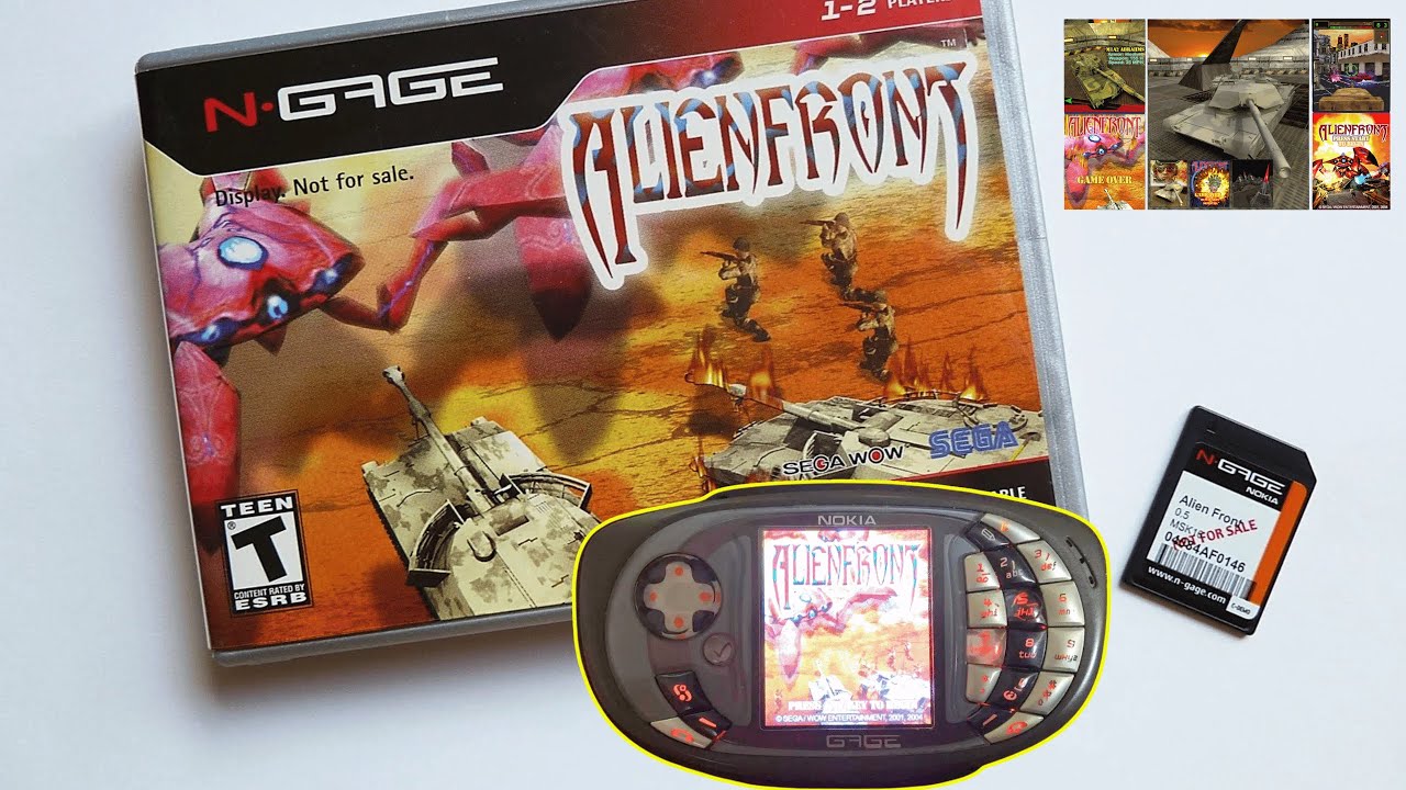 N-Gage Alien Front Game - YouTube