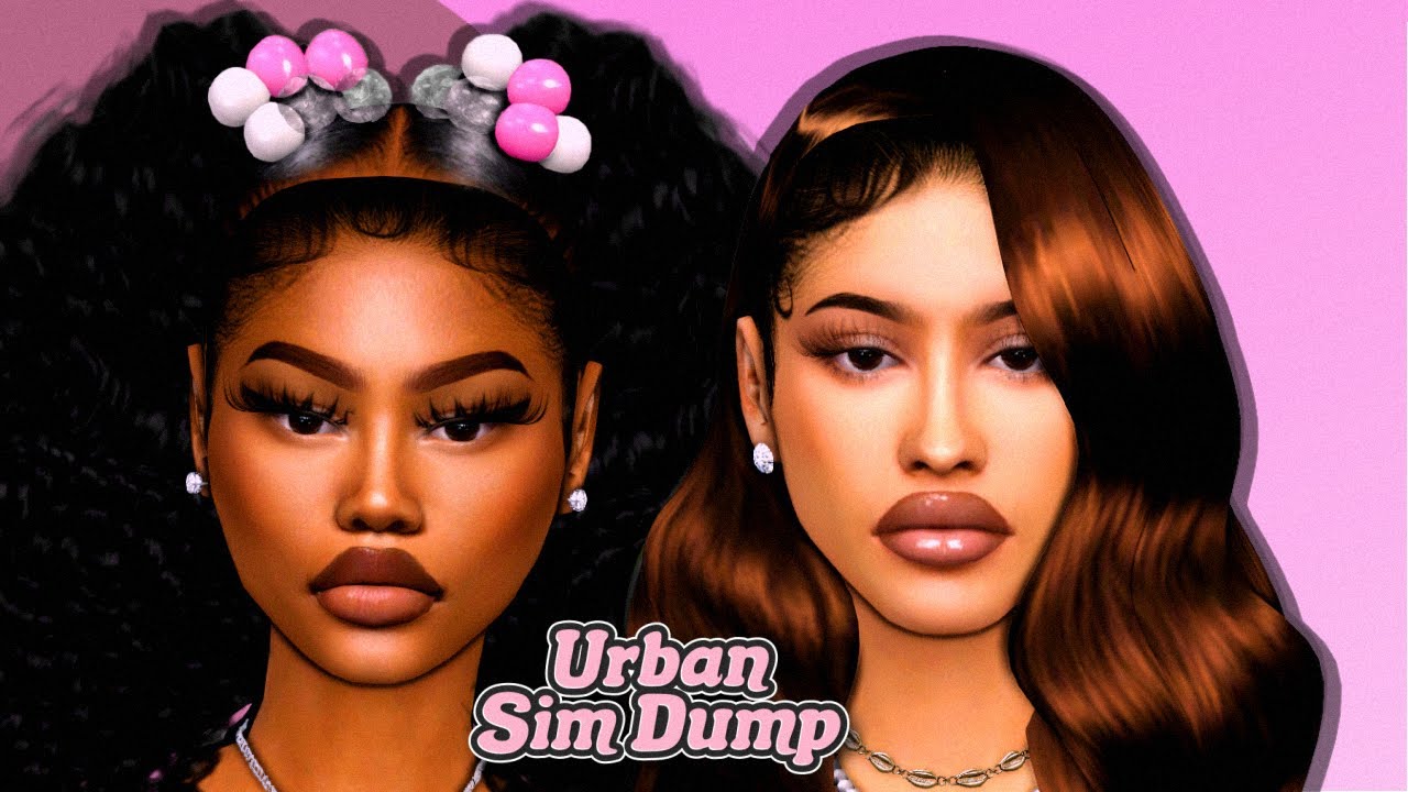 Urban Sim Dump 118 + CC Folder | Sims 4 Create a Sim - YouTube