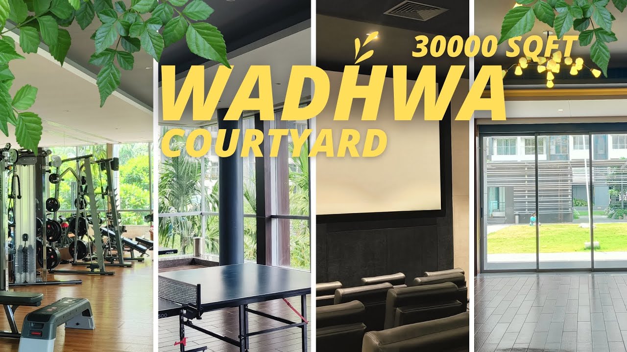 86 + Amenities Tour In | Wadhwa Courtyard | 2Bhk , 3Bhk And 4Bhk - YouTube