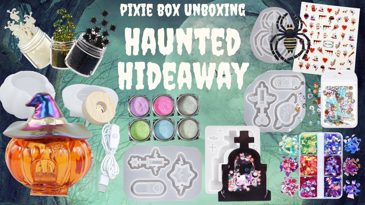 Unboxing Haunted Hideaway Pixie Box - YouTube