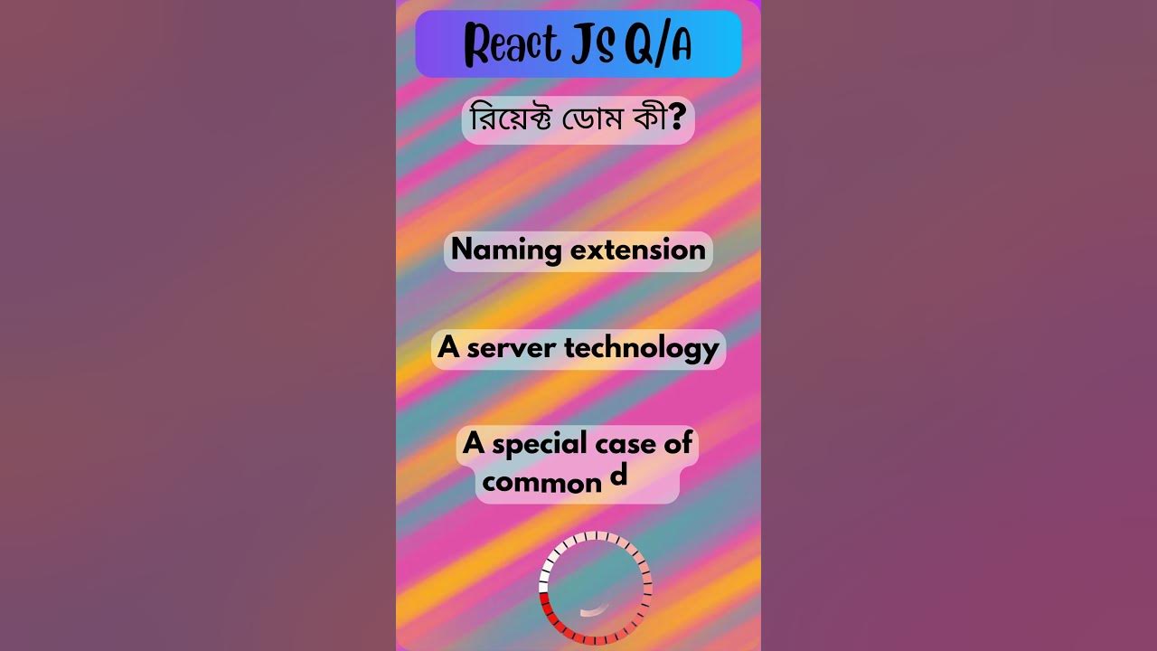 #learnwithearn #brainpower #reactjs 🔥 Unleash Your React JS Knowledge with Our Fun Quiz! 🚀 - YouTube