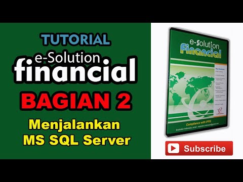 Tutorial e-Solution #2 - Menjalankan Microsoft SQL 2008 R2 Express - YouTube