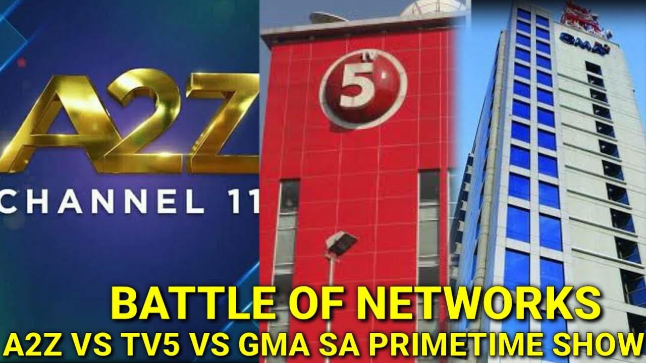 Battle of Network:A2Z vs TV5 vs GMA Network sa Primetime Show - YouTube