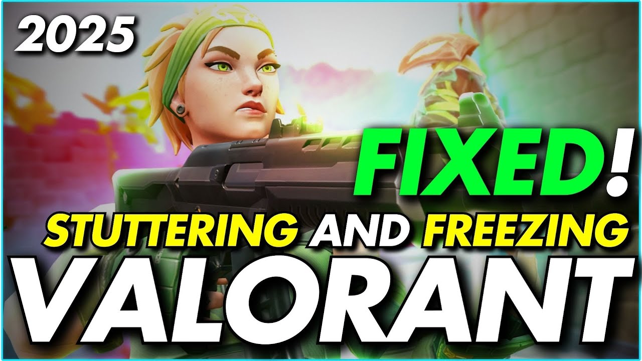 FIX VALORANT Stuttering And Freezing / (Lag Fix) - YouTube