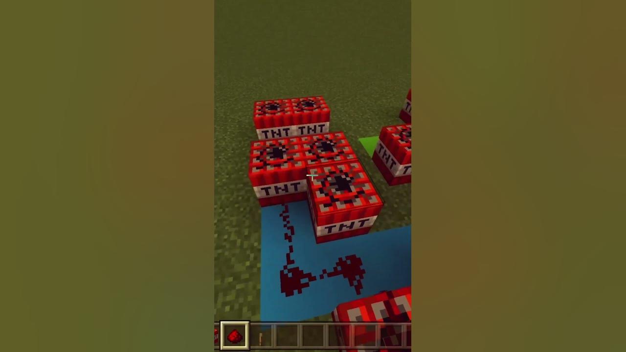 Minecraft Tnt Heart Trick 🥹 Minecraft Shorts Youtube