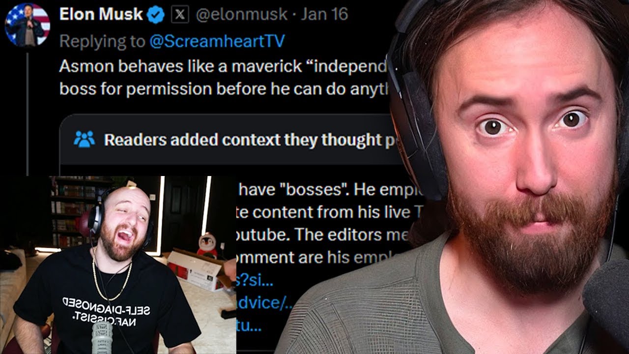 Elon Musk Fights With Asmongold.. - YouTube