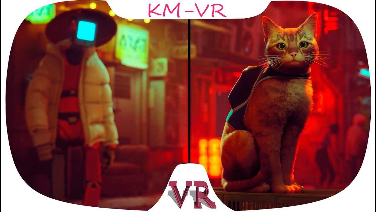 Stray vr video 3d (part2) - YouTube