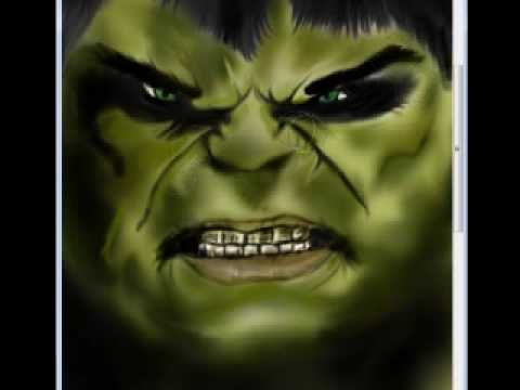 speed Painting hulk - YouTube