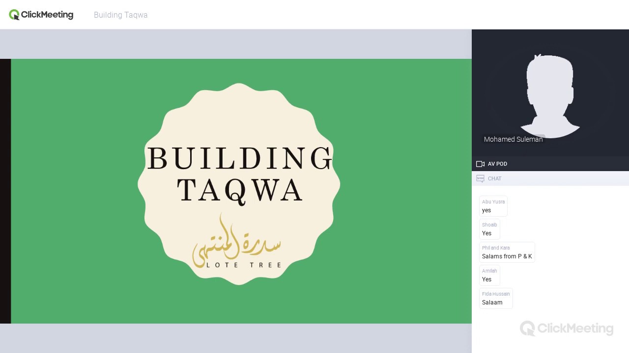 Building Taqwa - A Ramadan presentation - YouTube