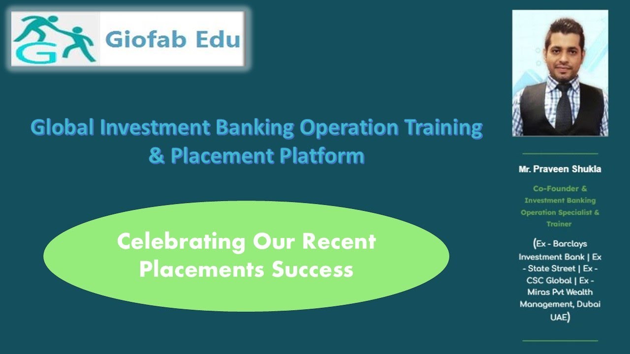 Giofab Edu - Our Recent Fresh Graduates Placements for Investment ...